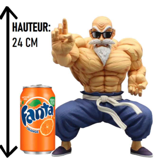 A6 DBZ 24Cm Awesome Muscle Turtle Kame Senin Figure Game Dragon Ball Z ...