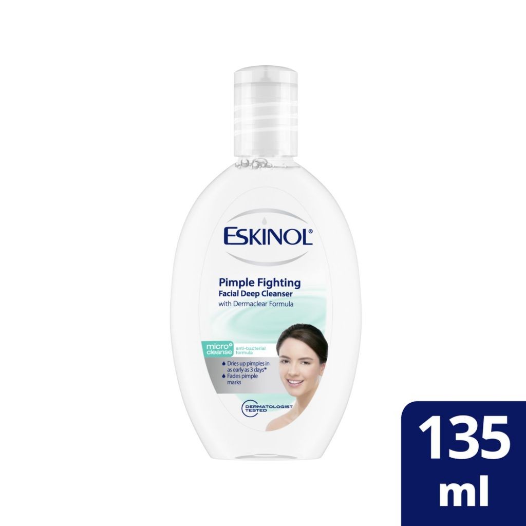 Eskinol Deep Cleanser Pimple Fighting 135ML | Shopee Philippines