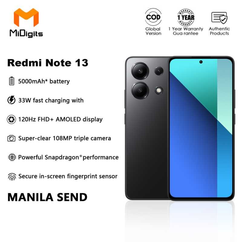 8Gb+256Gb Camera 108Mp 8Gb+128Gb [Unk] Triple 13 6Gb+128Gb Note Redmi ...