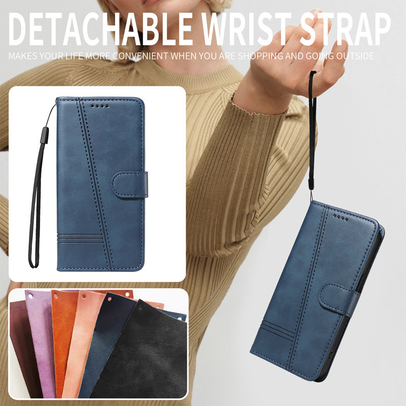 Leather Wallet Case for Samsung Galaxy A17 A07 A36 a06 a16 A26 A56 A55 A35 A25 A15 A05 A05s A54 ...