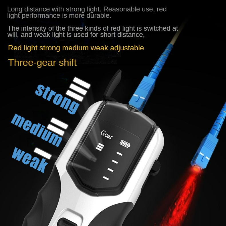 Fiber optic tester, optical power, fiber optic red laser indicator ...