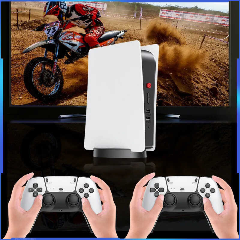 M5 With Built-In Audio Wireless Hdmi Dual Ps5 Controller 10000+Classic ...