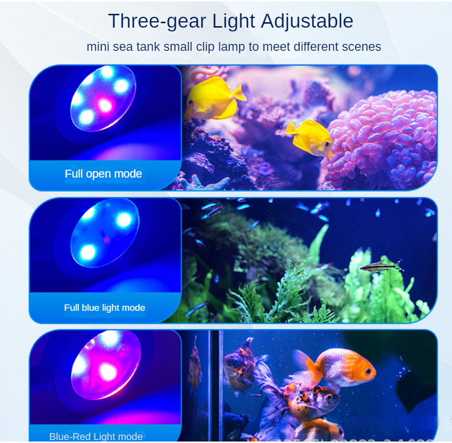 【Free Shipping】Marine salt water light Marine Aquarium Light Timed Fish ...