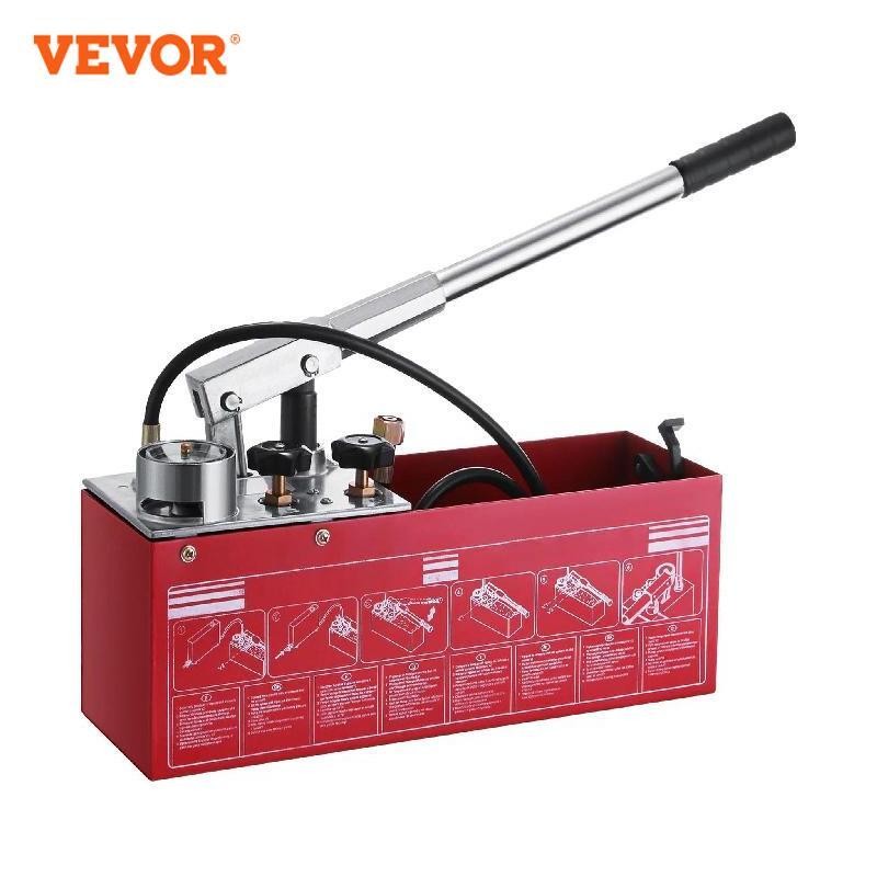 VEVOR Hydraulic Manual Pressure Test Pump Hydrostatic Water Pressure ...