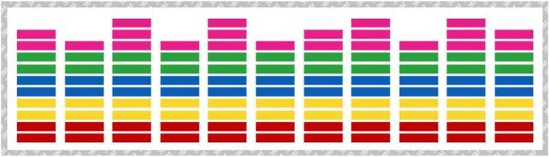 11cm 45 x Car Sticker 12V LED Music Rhythm Control Light Sound ...