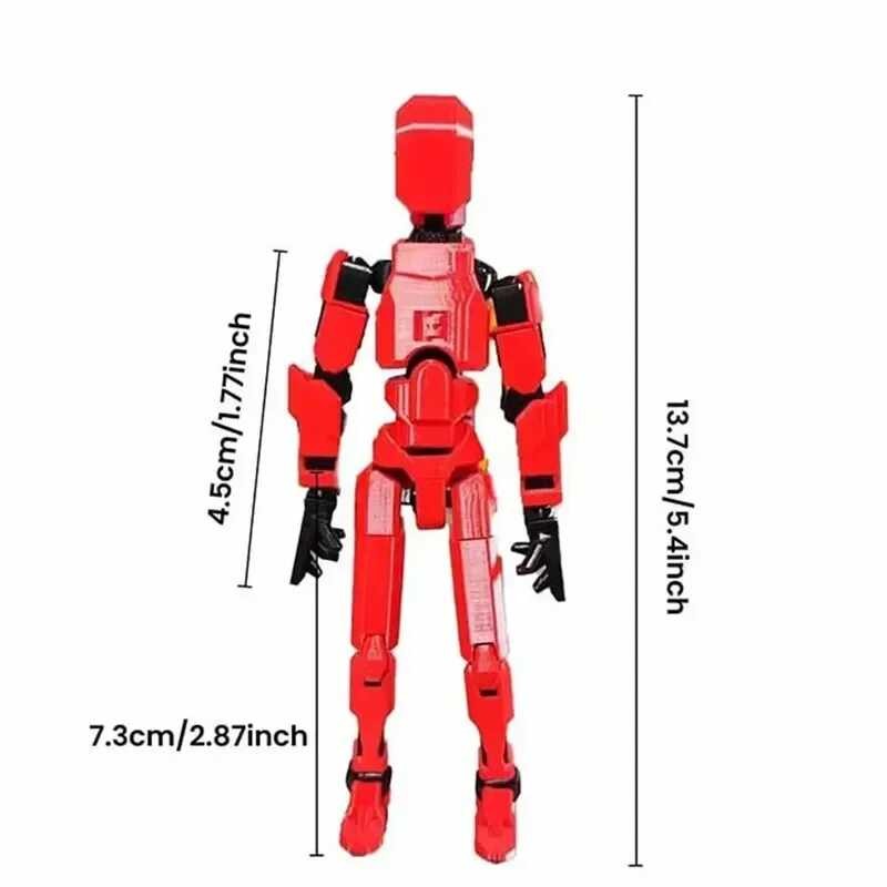 3 3D Printed Human Model Dummy 11 Figures Multi-Jointed Movable ...