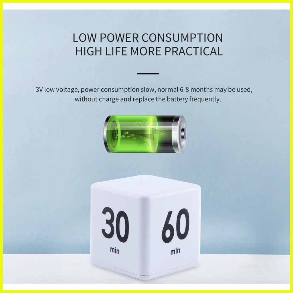∇ ﹊ VESSELS Cube Pomodoro Timer for Productivity (Flip Cube) | Shopee ...