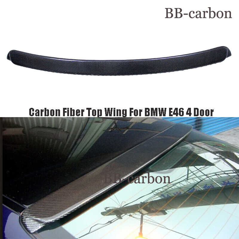 E46 For 4 Door Rear Spoiler Wing Decorate Car Body Kit High Quality ...