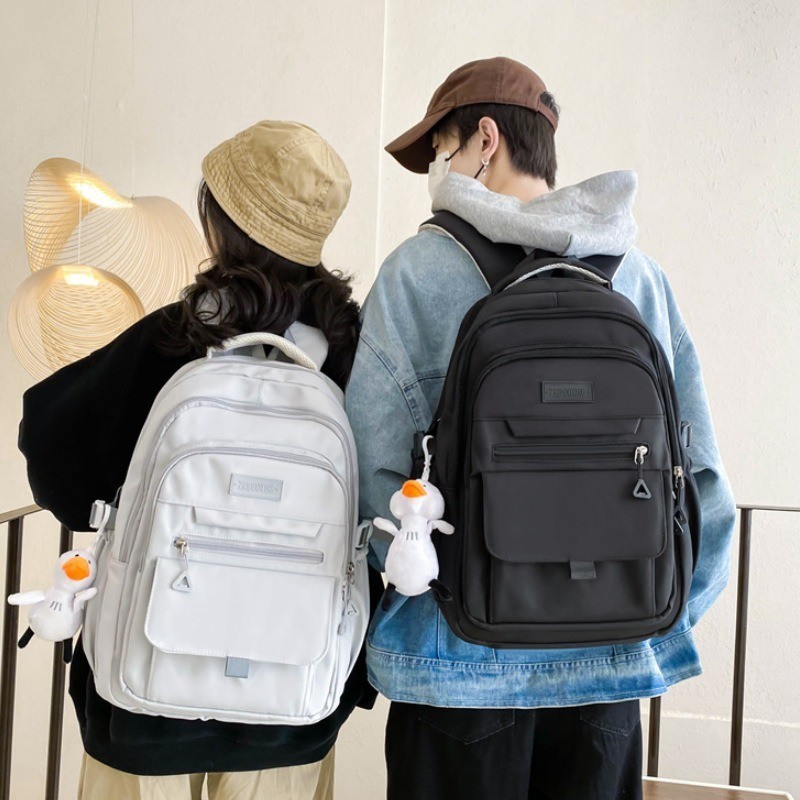 IELGY Nylon Backpack Waterproof Women Large Capacity School Bag ...