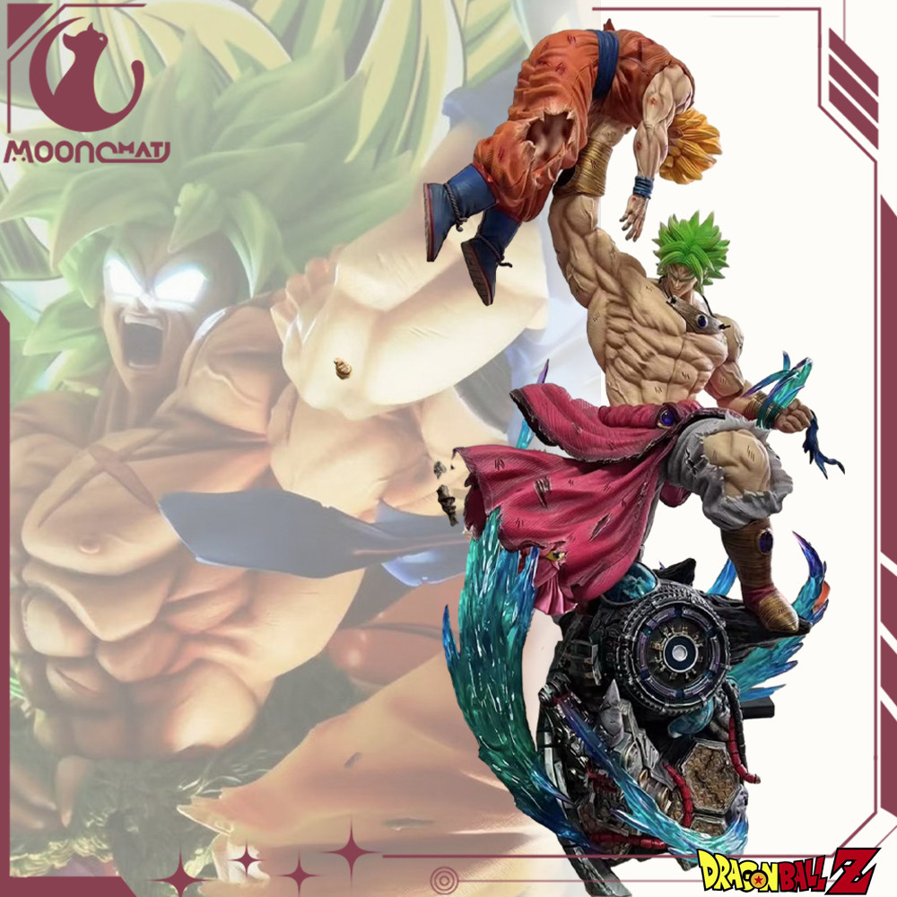 Broly Vs Goku Anime Character Dragon Ball Broly 28cm Small Statue Pvc ...
