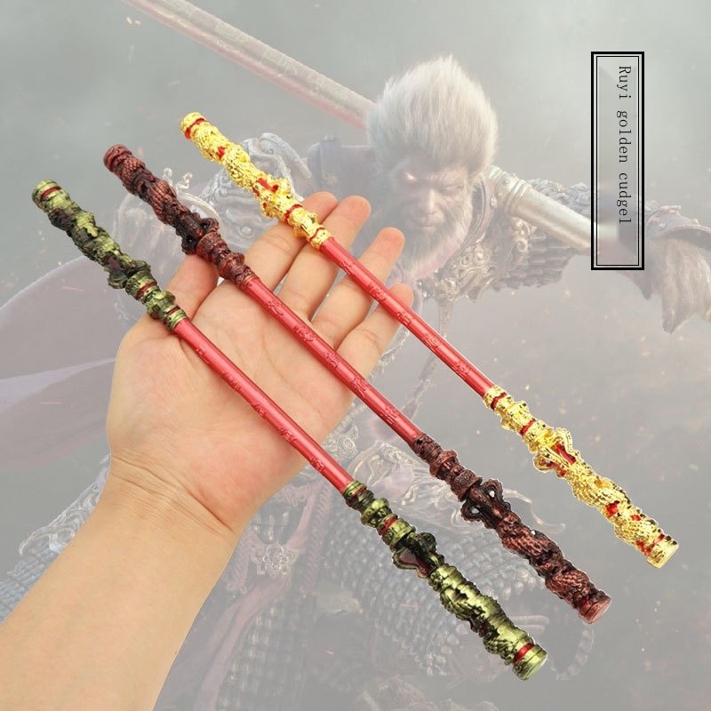 Black Myth Wukong Game Peripheral Monkey King Sun Wukong Ruyi Golden Cudgel Zinc Alloy Metal ...