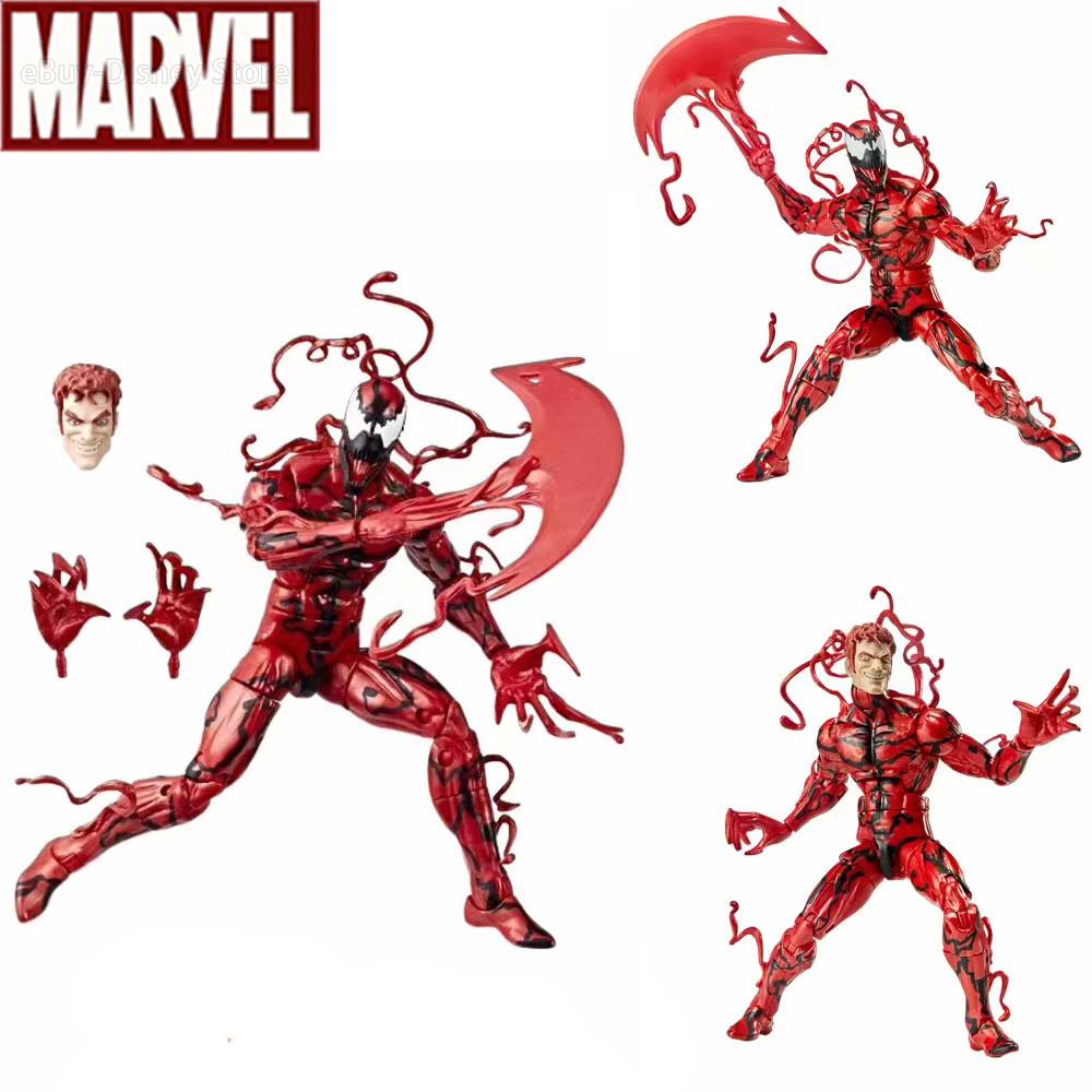 Ml Legends ☆ Carnage Action Figures Toys 6Inch Red Venom Movable ...