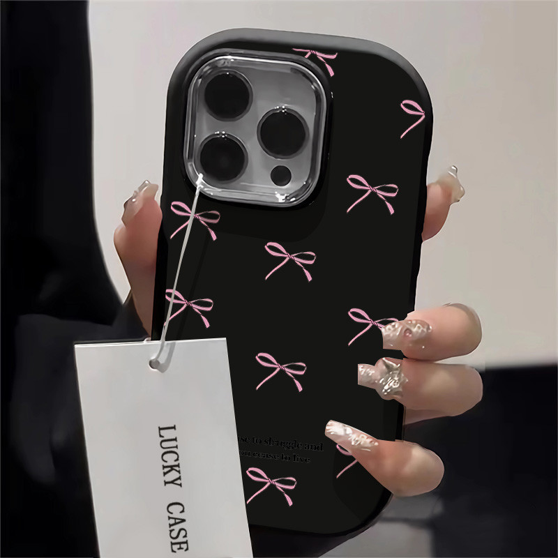 New Fine String Bowknot Phone Case Compatible for IPhone 16 15 14 13 12 ...