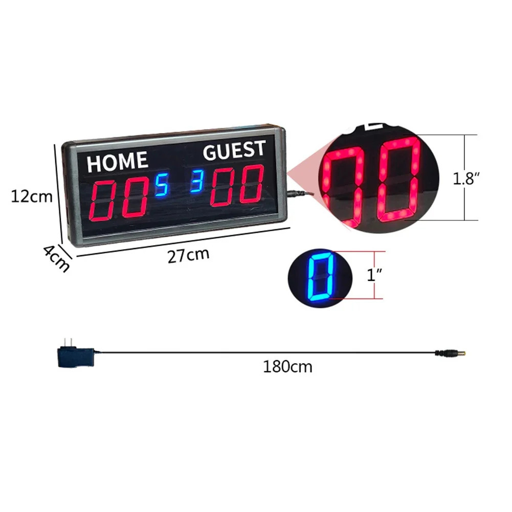 Electronic Scoreboard Digital Tabletop Score Board For Baketball ...