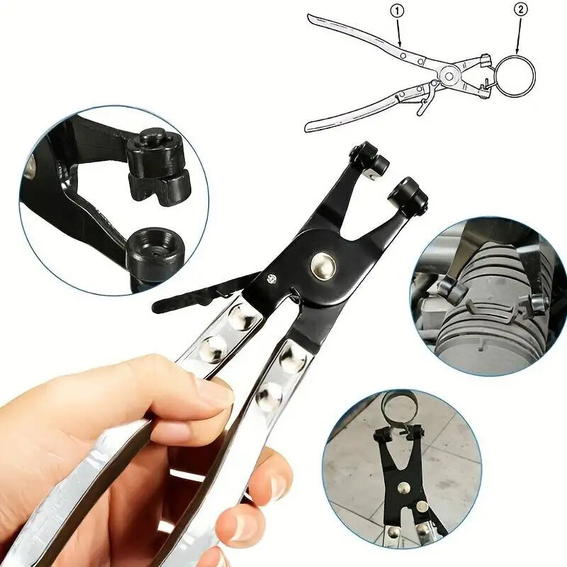210mm Clamp Puller Locking Car Hose Clamps Pliers Water Pipe Hose Flat ...