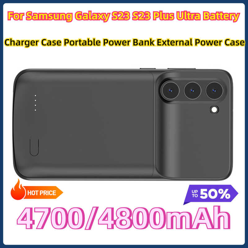 Samsung For Galaxy S23 Plus Ultra Battery Charger Portable Bank ...