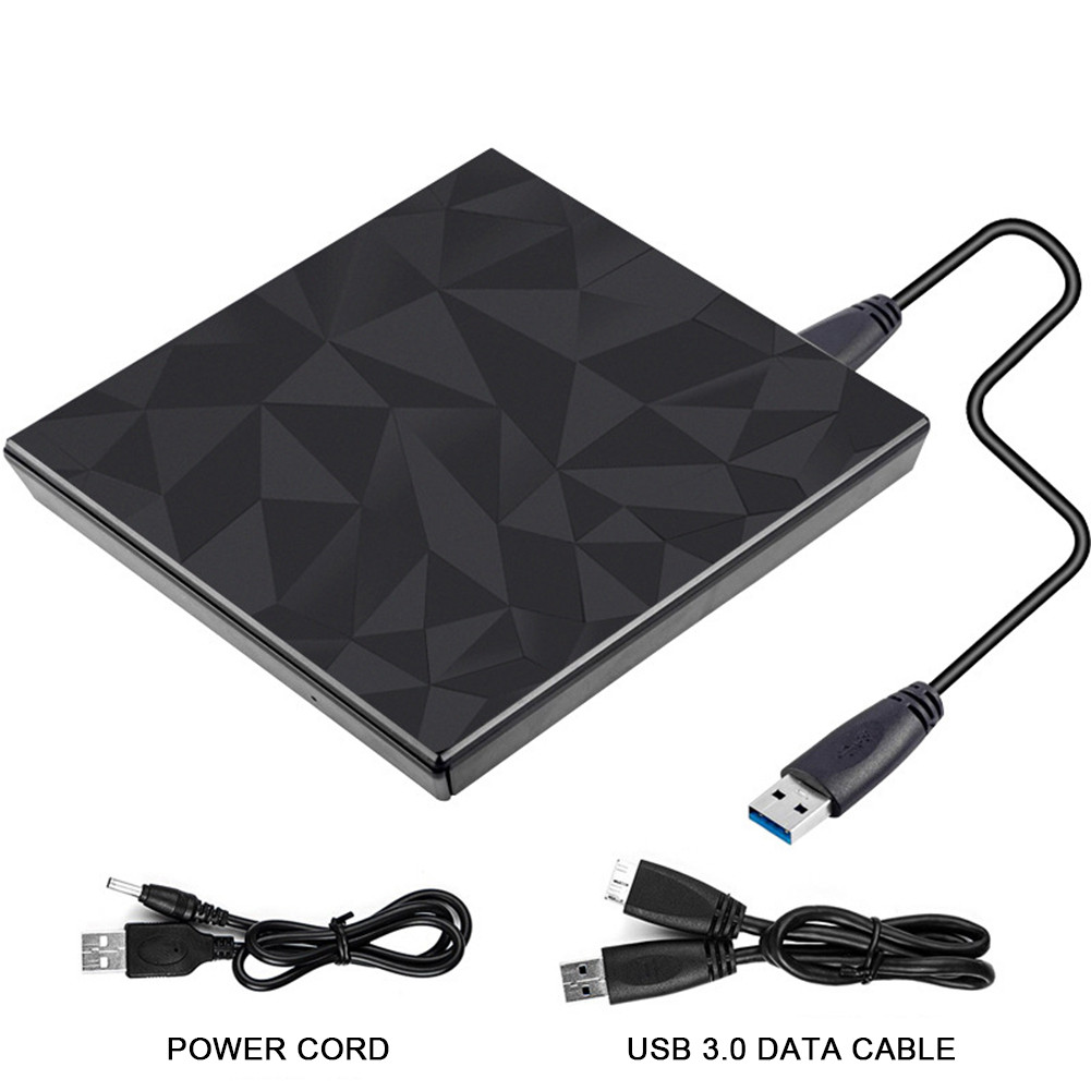 USB3.0 TypeC Slim External DVD RW CD Writer Drive Burner Reader Player ...