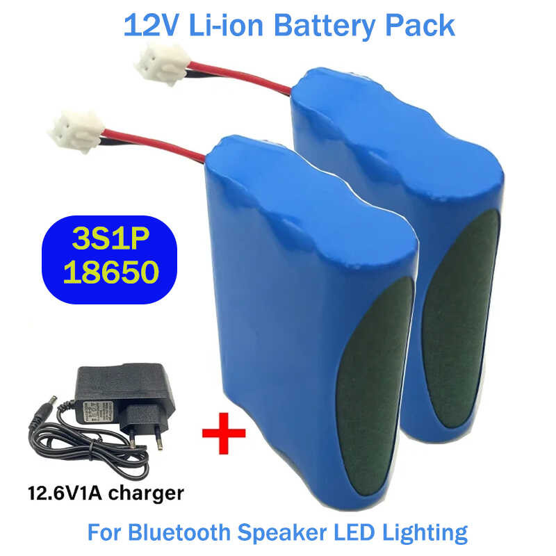18650 3S1p Lithium-Ion Battery Pack 12V Battery 12.6V/11.1V 3500Mah W ...