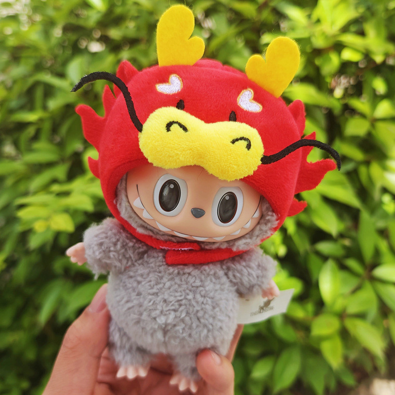 Labubu Baby Clothes Cotton Dolls Snapper Grilled Head Set Christmas ...