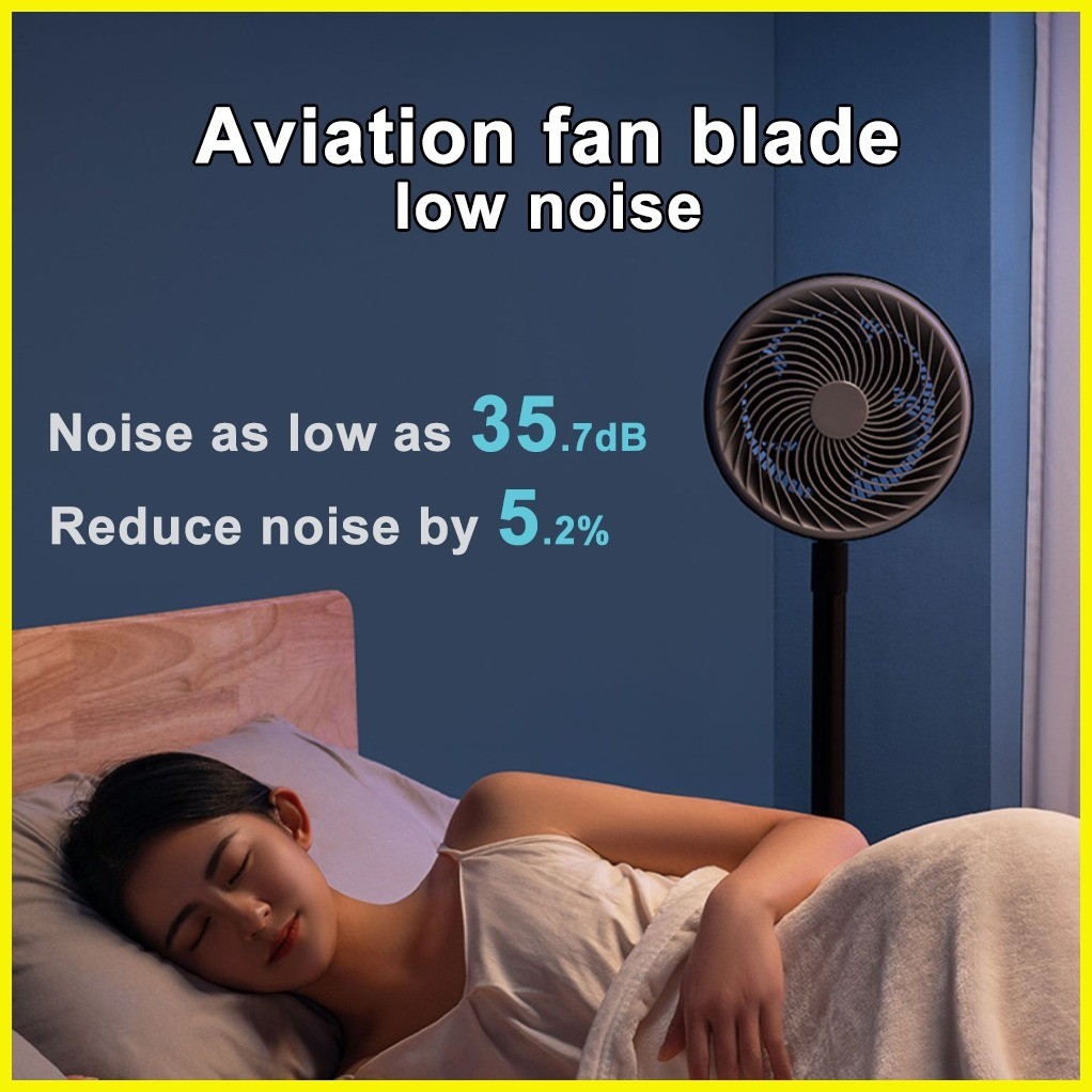 ♒ ⭐ Gold Star Air Circulation Fan Stand Electric Fan 360° Rotation Desk ...