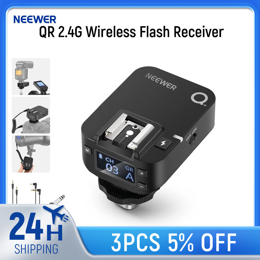 NEEWER QR 2.4G Wireless Flash Receiver for NEEWER QPRO-C, QPRO-N, QPRO ...