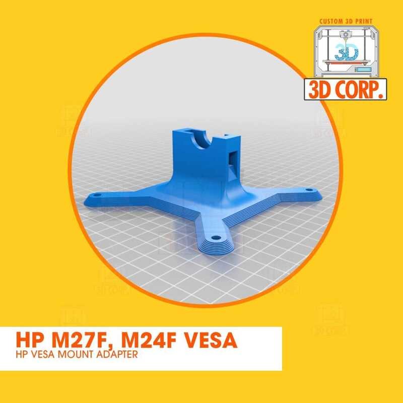 3D Corp HP M Series Vesa Mount Adapter - HP M27f, HP M24f, 524Sf - M27f ...