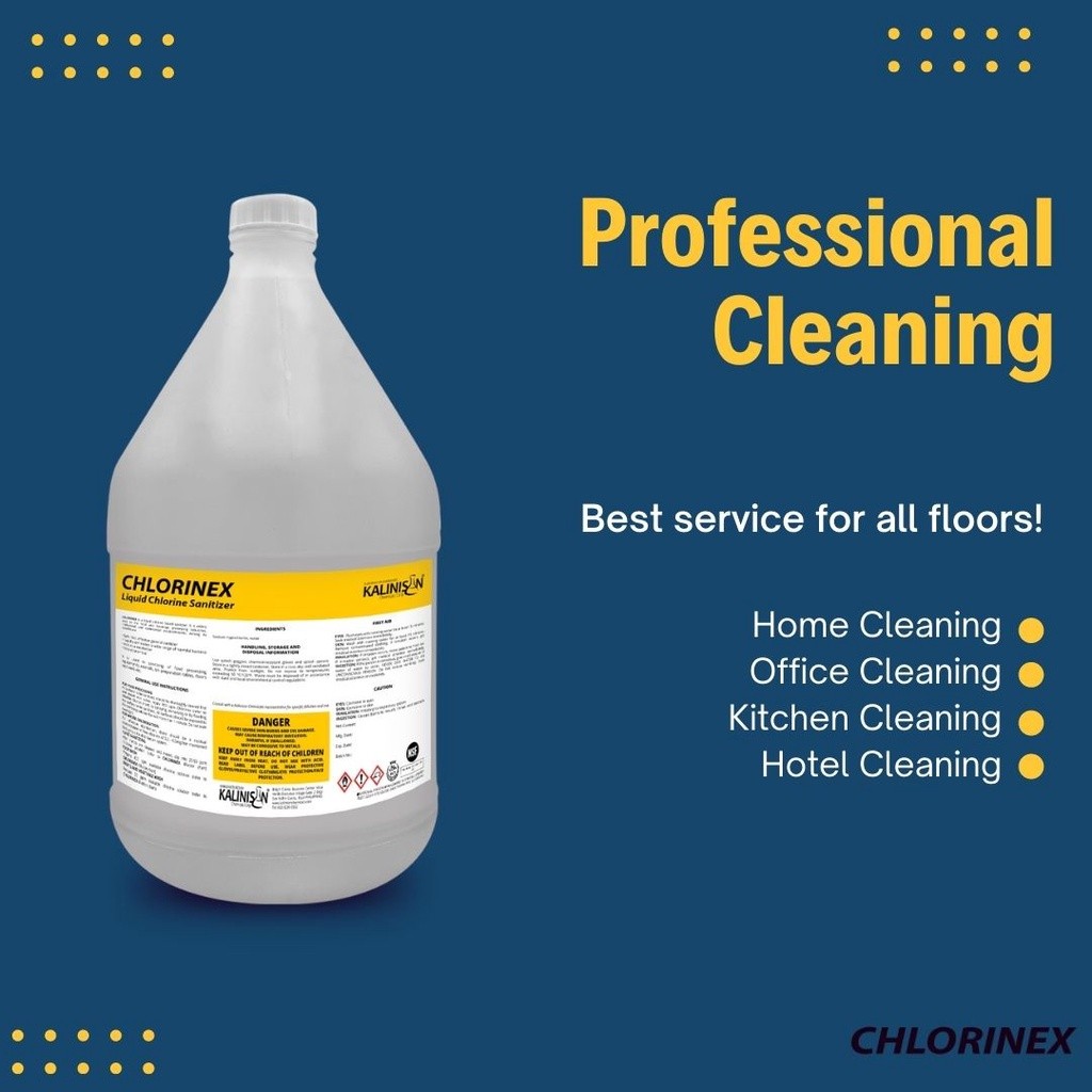 Chlorinex Liquid Chlorine Sanitizer Disinfectant Solution Sodium ...
