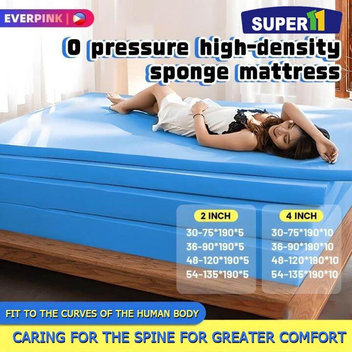 COD Home foldable bed foam 2/4 inches Student Dormitory mattress foam ...