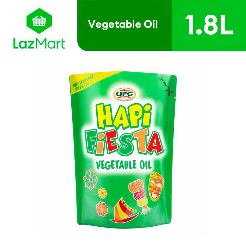 UFC Hapi Fiesta Vegetable Oil SUP 1.8L | Shopee Philippines