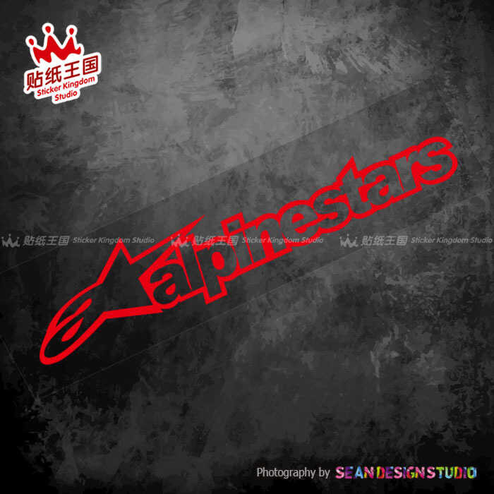 Car Sticker A Star Alpinestars Motorcycle Modified Car Sticker Car Body ...