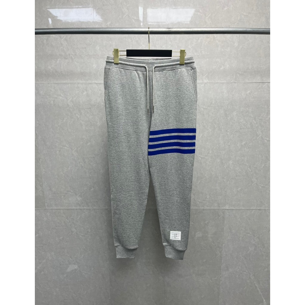 Thom browne Casual Pants Blue Four-Bar Casual All-Match Trousers ...
