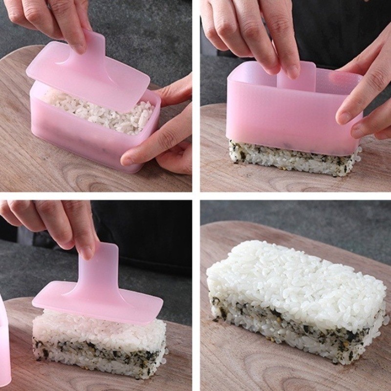 Rice Mould Musubi Molder Food Press Mold Rectangle Sushi Maker Kitchen ...