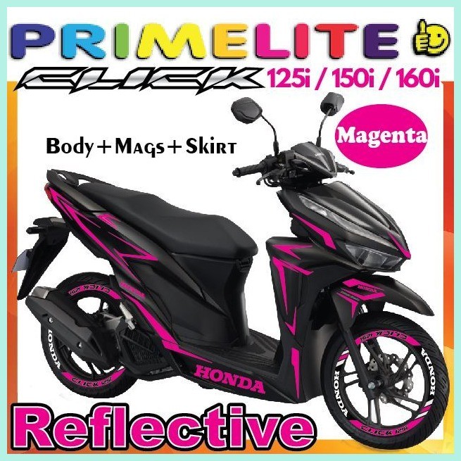 Honda Click 125/150/160 Reflective Sticker | Shopee Philippines