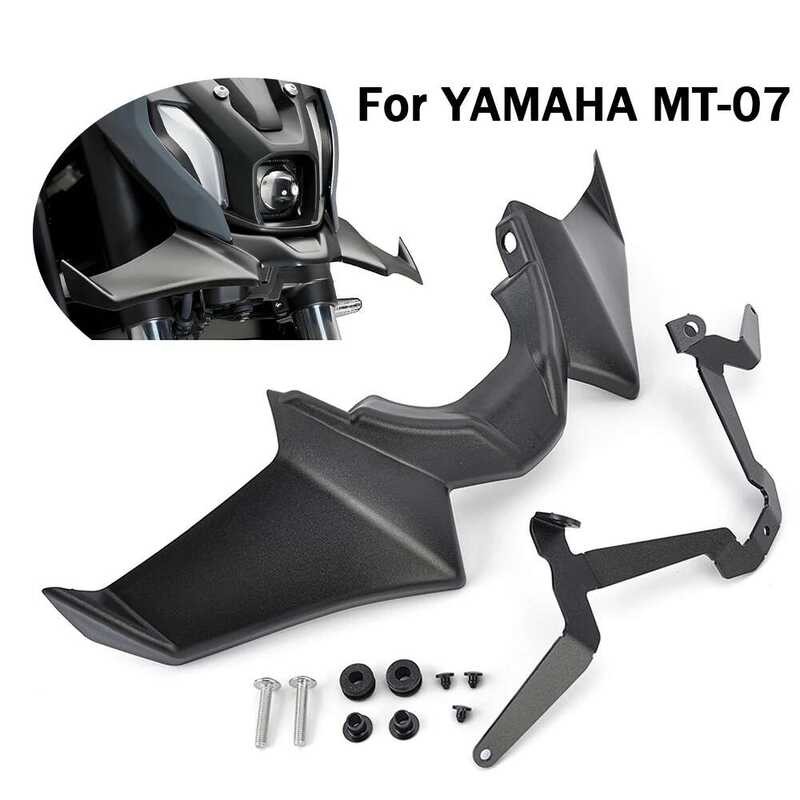 X Motorcycle Mt07 Front Spoiler Winglet Aerodynamic Wing Deflector Kit ...