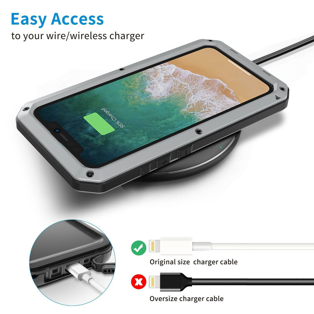 Doom Armor Duty Shock Life-waterproof Metal Aluminum Phone Case For ...