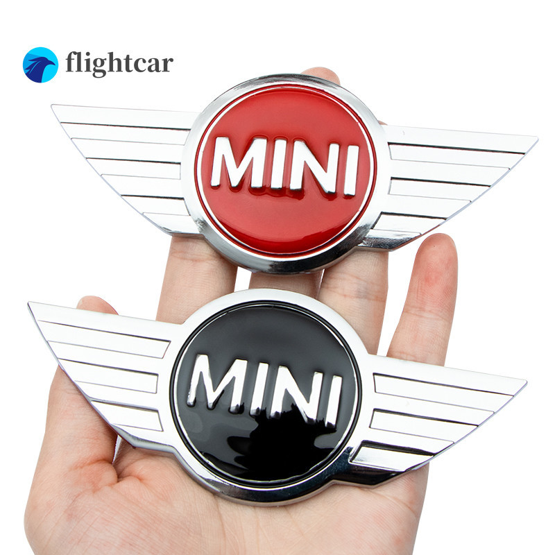 FT 3D Metal Car Sticker Front Rear Badge Emblem Decals for Mini Cooper ...
