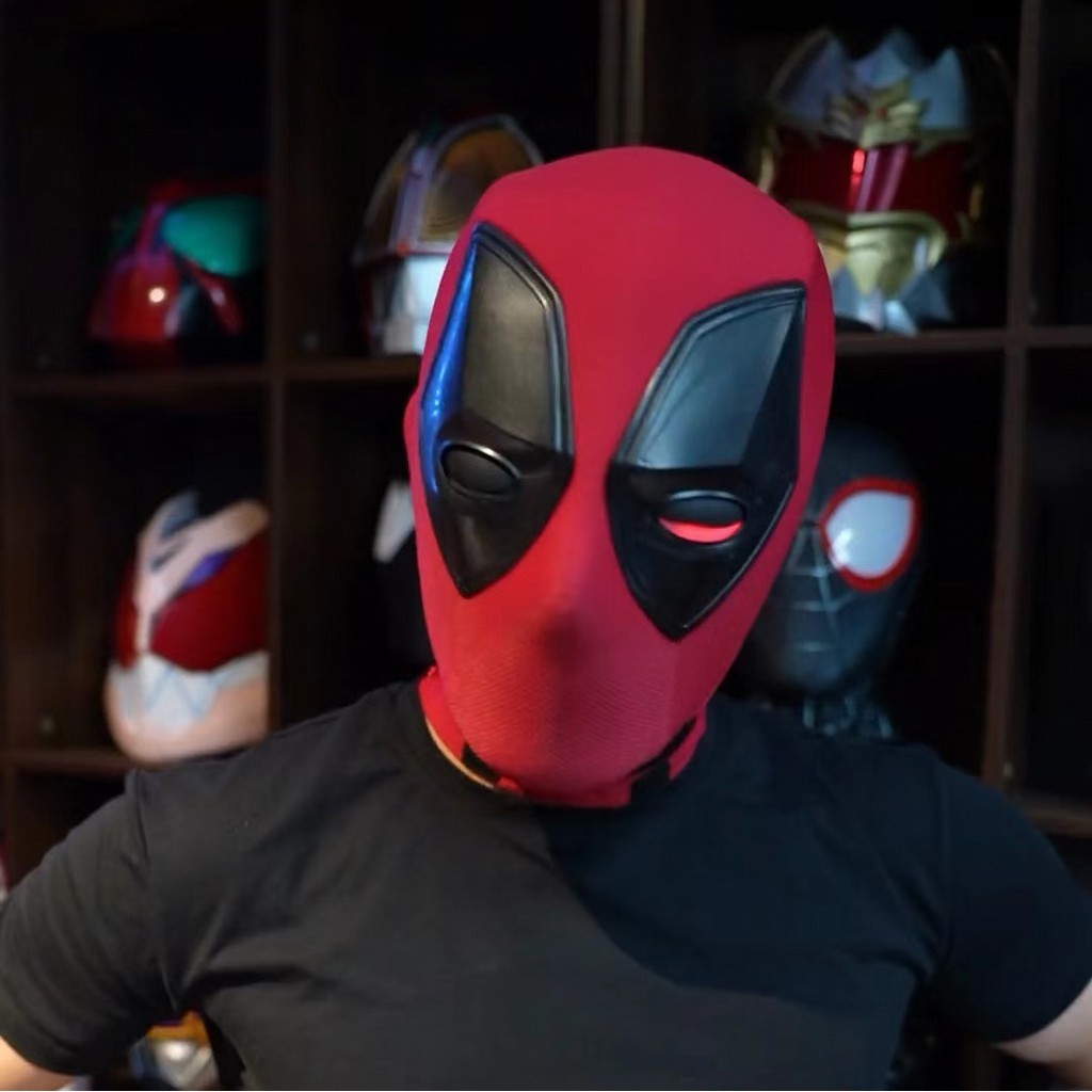 New Deadpool headgear remote control ring control Cos superhero mask ...