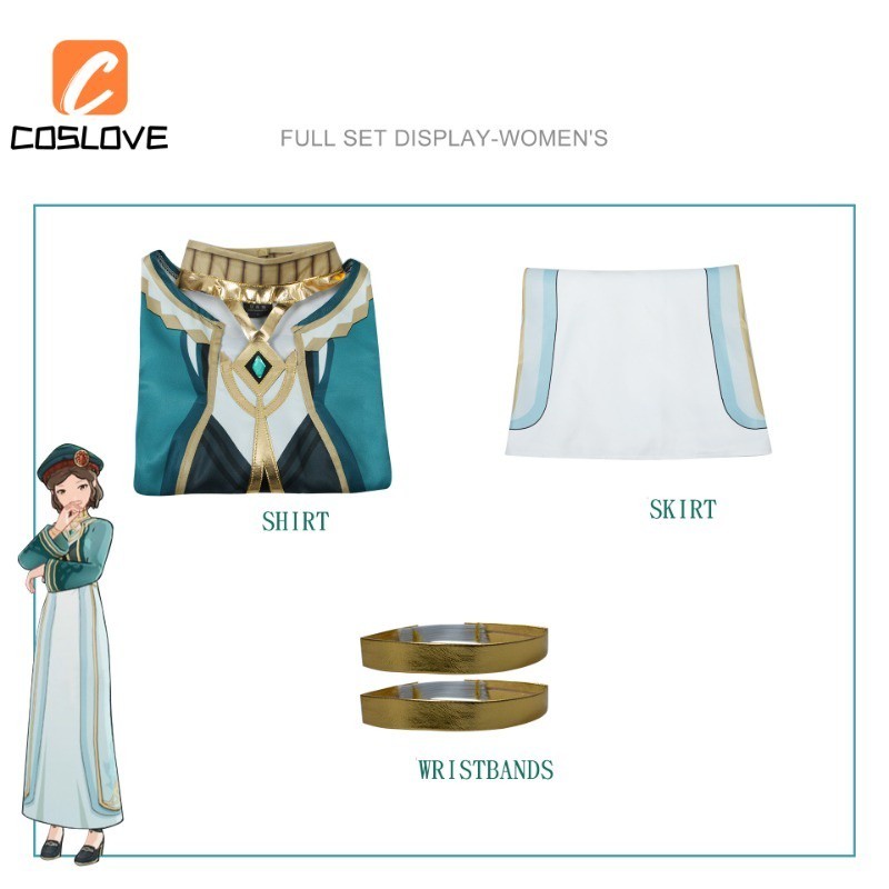 Genshin Impact The Akademiya Uniform Cosplay Full Set Costume Suit for ...