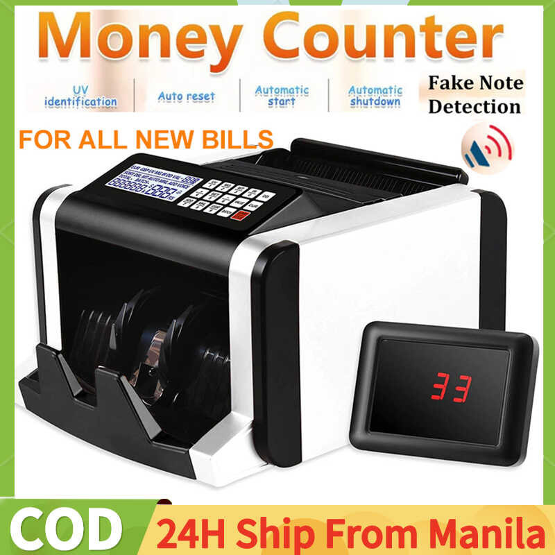 hine Electronic Multi Currency Banknote Counter Cash Counting Money ...