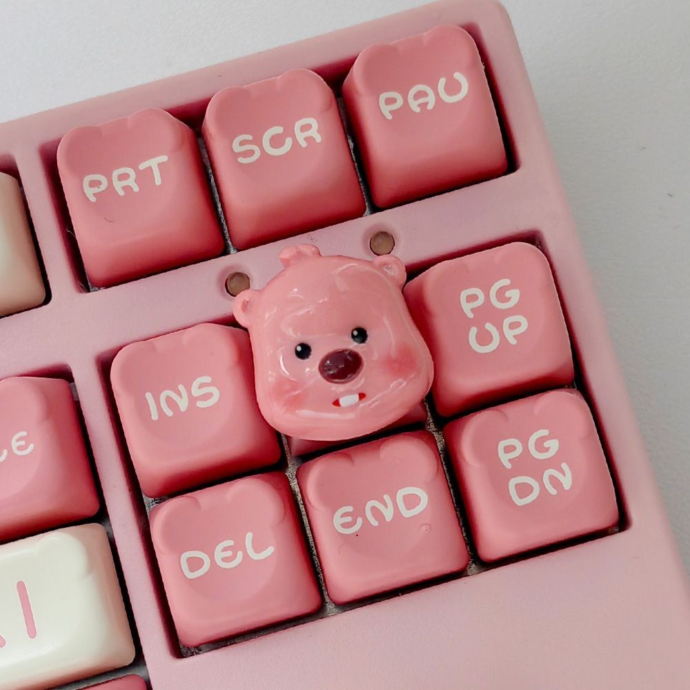 Personalized keycaps Beaver loopy Ruby cross axis mechanical keyboard ...