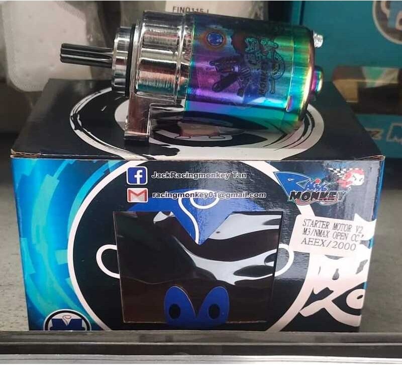 RACING MONKEY STARTER MOTOR NMAX V1 V2/Mio I 125 | Shopee Philippines