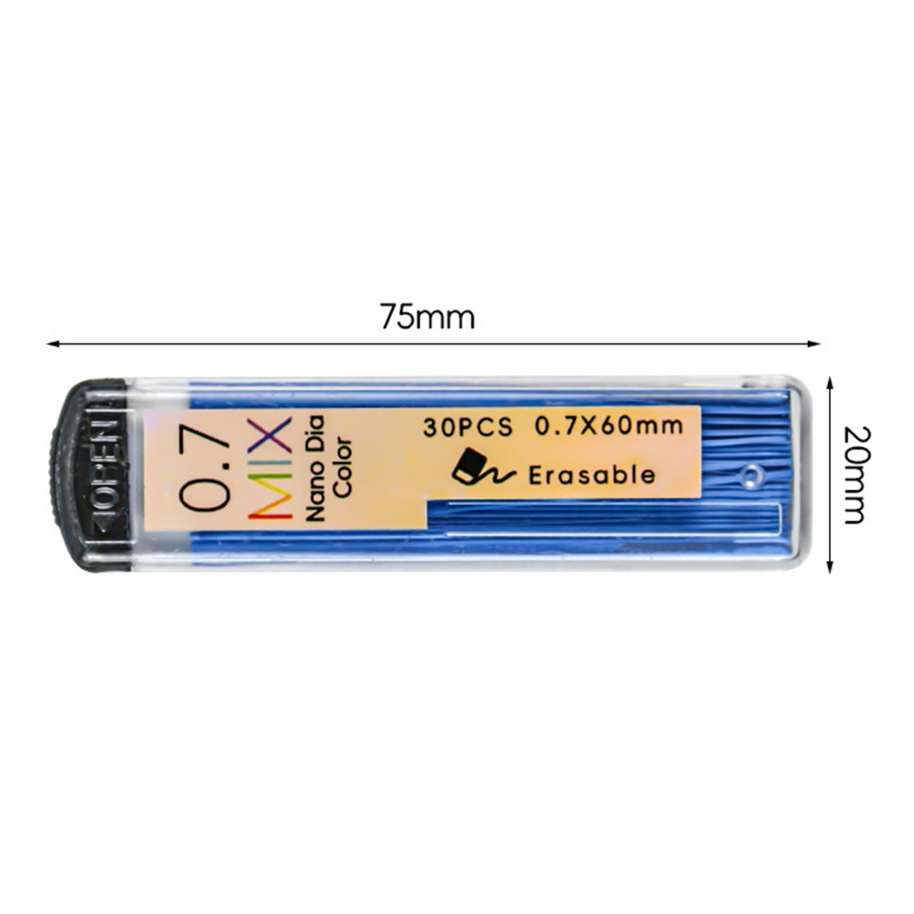 0.7mm Colored Automatic Lead Refill HB Graphite Lead Art Sketch ...