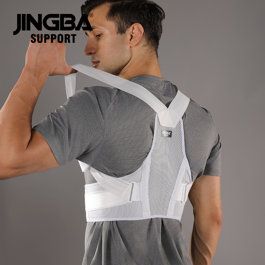 1 Piece Unisex Adjustable Back Support Brace Posture Corrector | Shopee ...