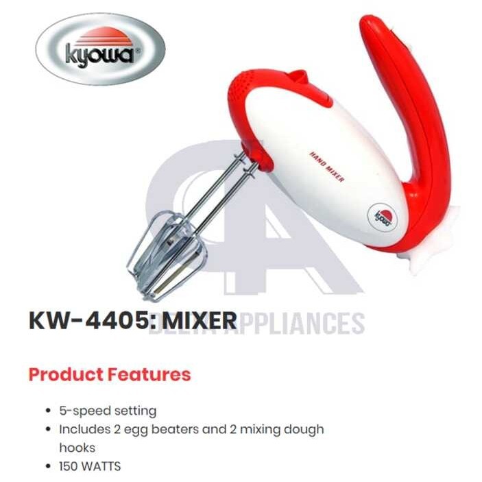 Kw-4405 Kyowa Hand Mixer | Shopee Philippines