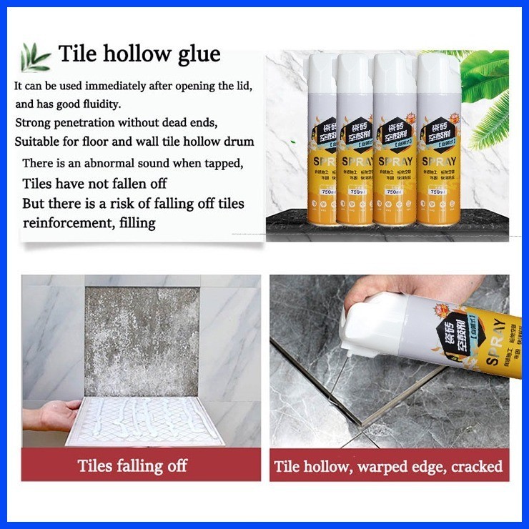 ♞Tile Adhesive For Floor Tiles Repair 750ml With Needle Enhanced ...
