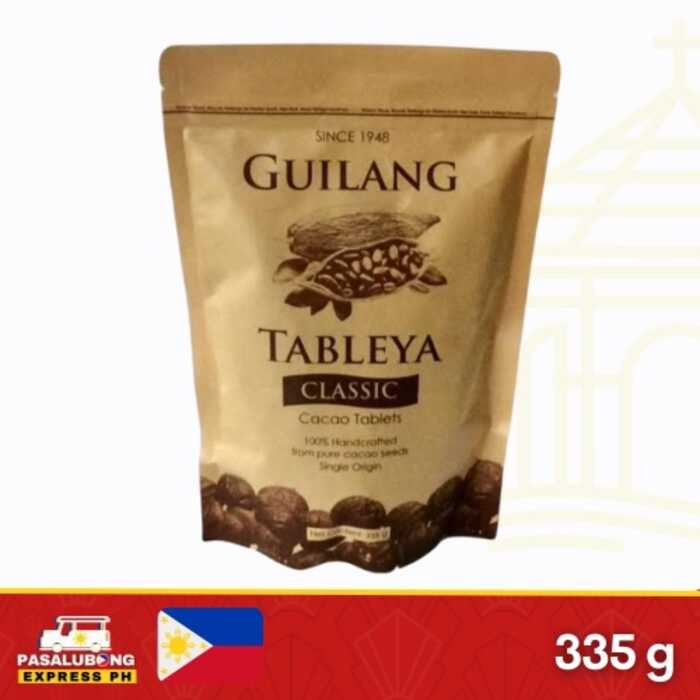 Guilang Cebu 100% Pure Cacao Tableya Tablea Classic 335 Grams [UNK ...