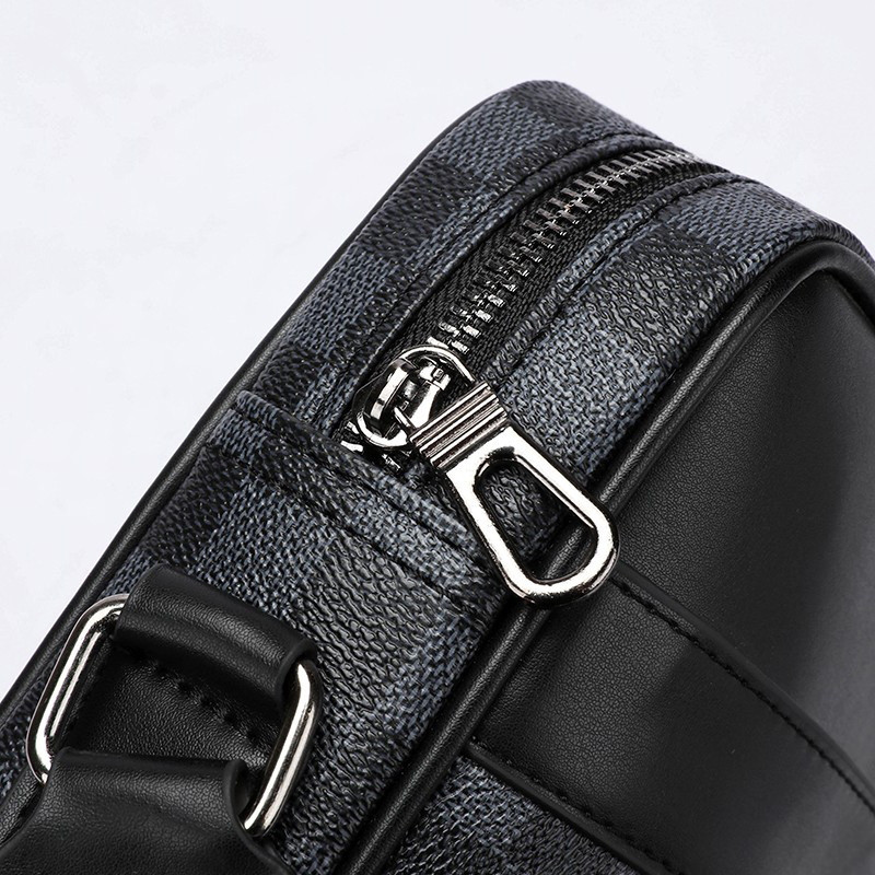 LABER LEE Men Shoulder Bag for 9.7" Ipad Men PU Leather Men's Crossbody ...