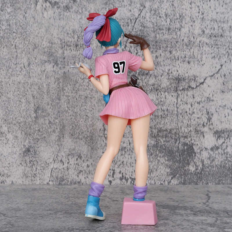 1 25Cm Bulma Anime Dragon Ball Z Cartoon PVC Action Figure Cute Statue ...