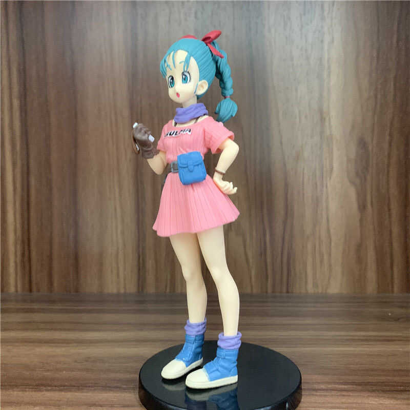 7 16Cm Anime Dragon Ball Z Bulma Figures Kawaii Girl Figurine PVC ...