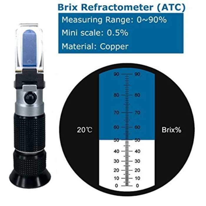Refractometer Hand Held Refractometers With Automatic Temperature ...